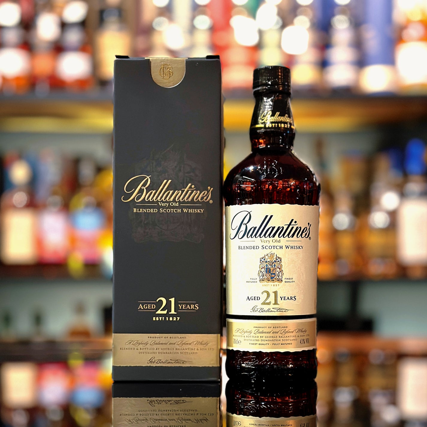 Ballantine’s 21 Year Old Blended Scotch Whisky (Old Packaging) – The Central Whisky