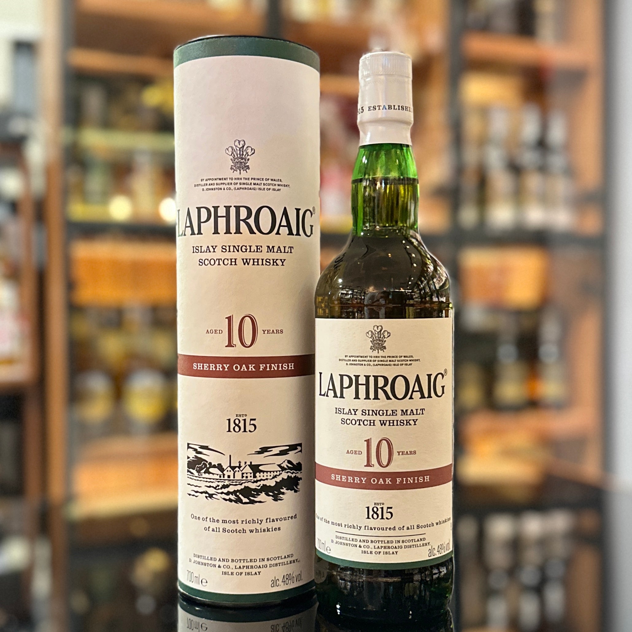 Laphroaig 10 Year Old Sherry Oak Finish Single Malt Scotch Whisky – The ...