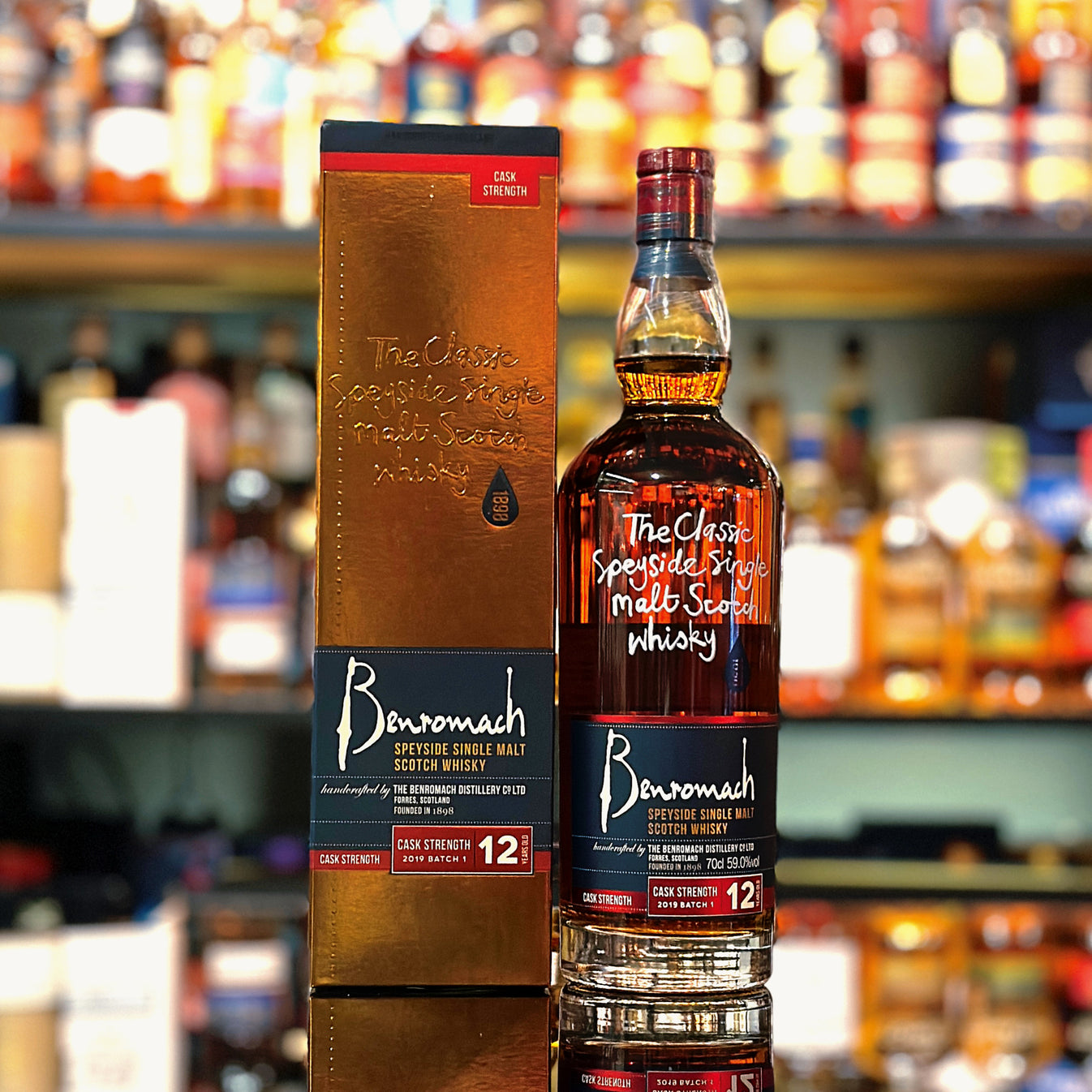 Benromach 12 Year Old Cask Strength 2019 Batch 1 Single Malt Scotch Wh ...
