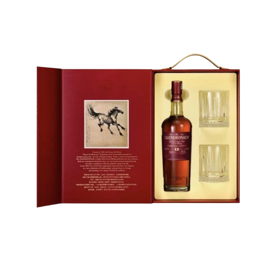 GlenDronach 12 Year Old Single Malt Scotch Whisky (Year of the Horse G ...