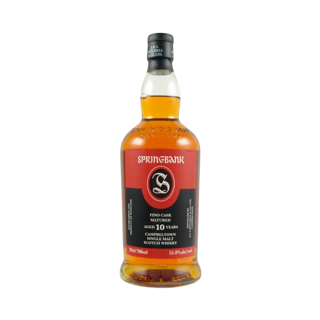 Springbank 10 Year Old Sherry Wood Fino Matured Single Malt Scotch Whi ...
