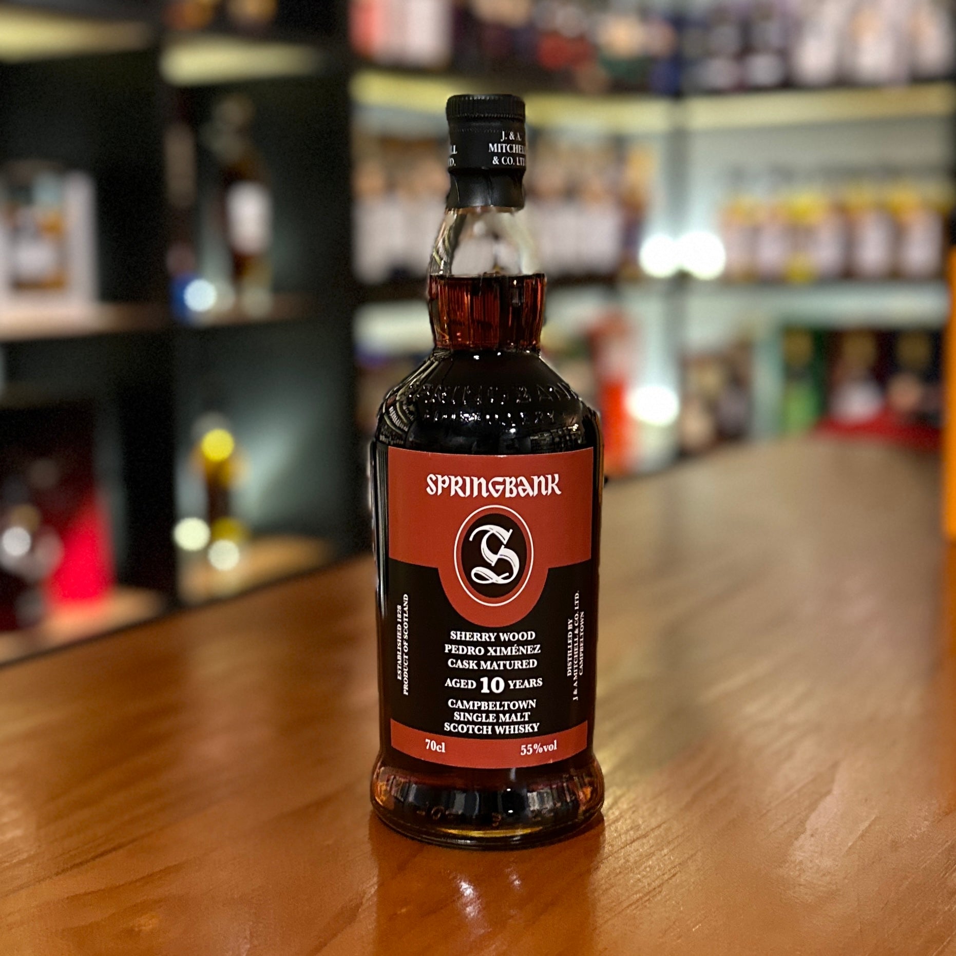 Springbank 10 Year Old Sherry Wood Pedro Ximénez Matured Single Malt S ...