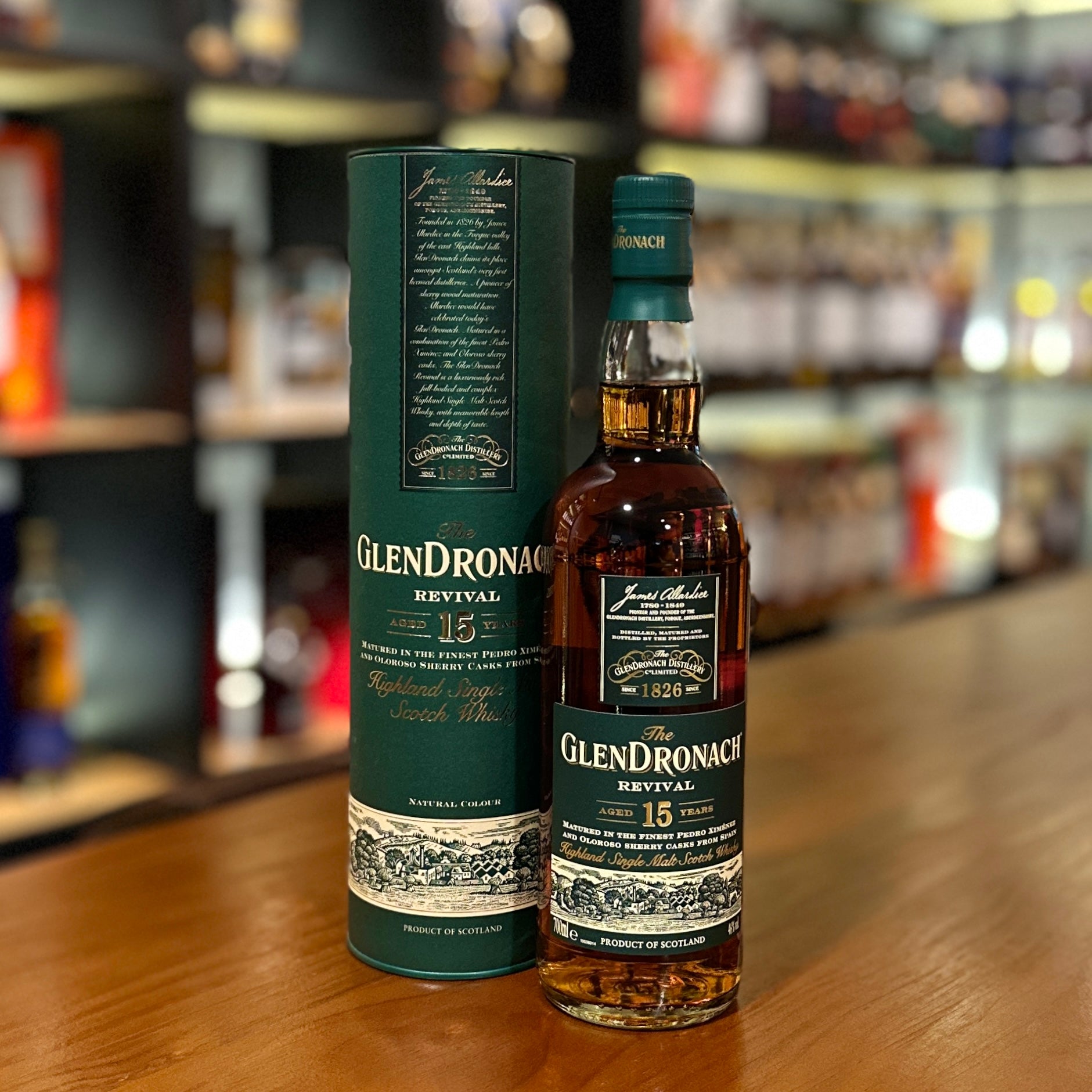 GlenDronach 15 Year Old "Revival" Single Malt Scotch Whisky – The ...
